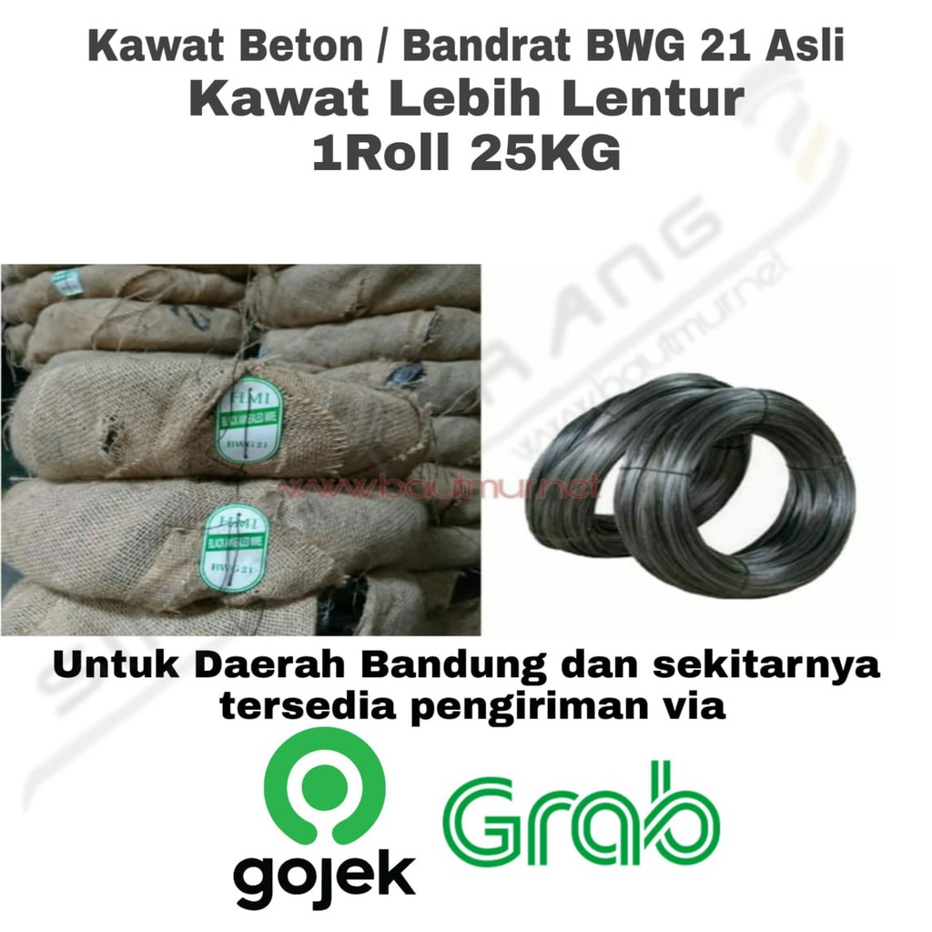 Jual (25KG) KAWAT BETON / KAWAT BENDRAT | Kawat Beton Bwg 21 | Shopee ...