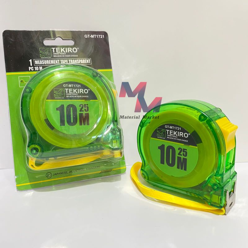 Jual Meteran Transparan 5M, 10M , 7.5M, 3M Tekiro / Roll Meter ...