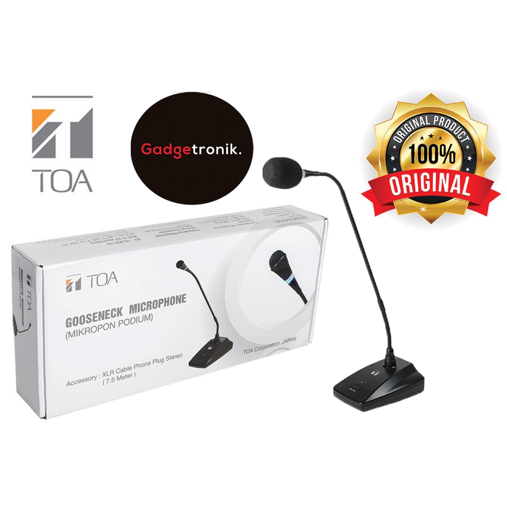 Jual Mic TOA ZM-380-AS Conference Meja Podium Gooseneck Microphone ...
