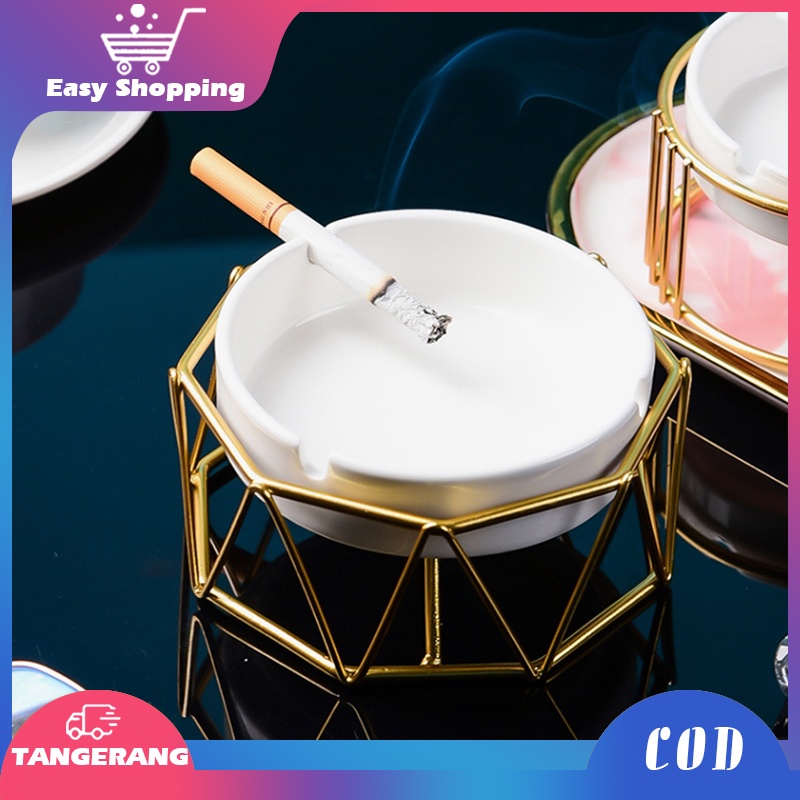 Jual Asbak Rokok Keramik Desain Unik Ashtray Hollow Out Asbak Keramik ...