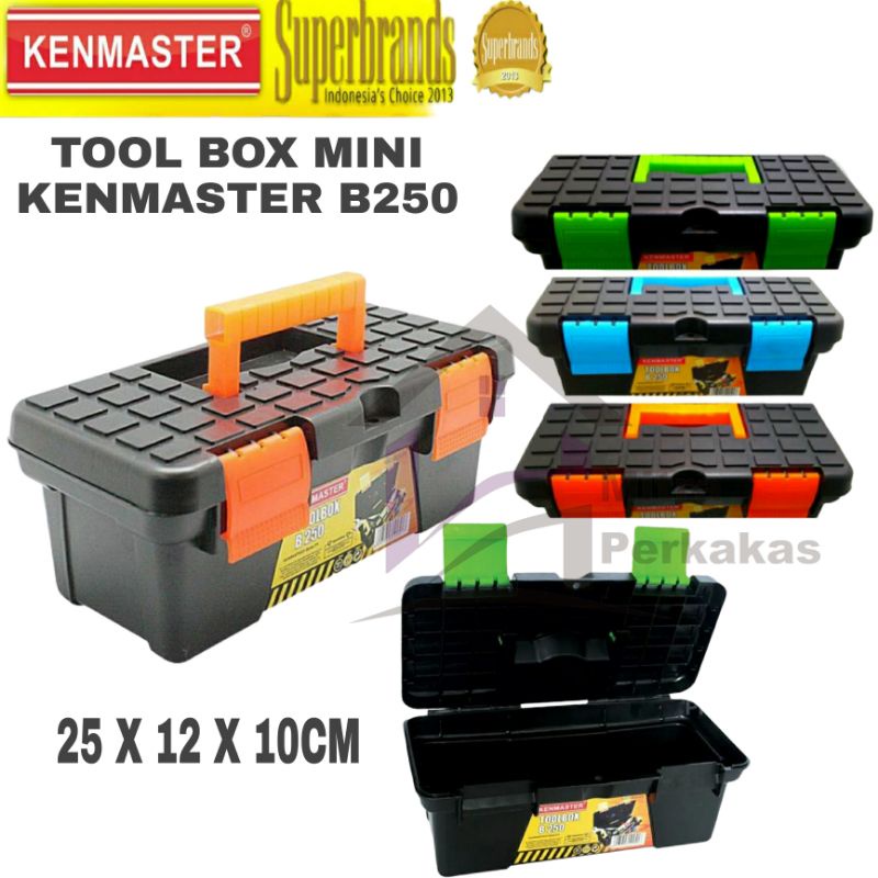 Jual Kenmaster Toolbox Mini B250 Tool box Kecil Kotak Perkakas Oren ...
