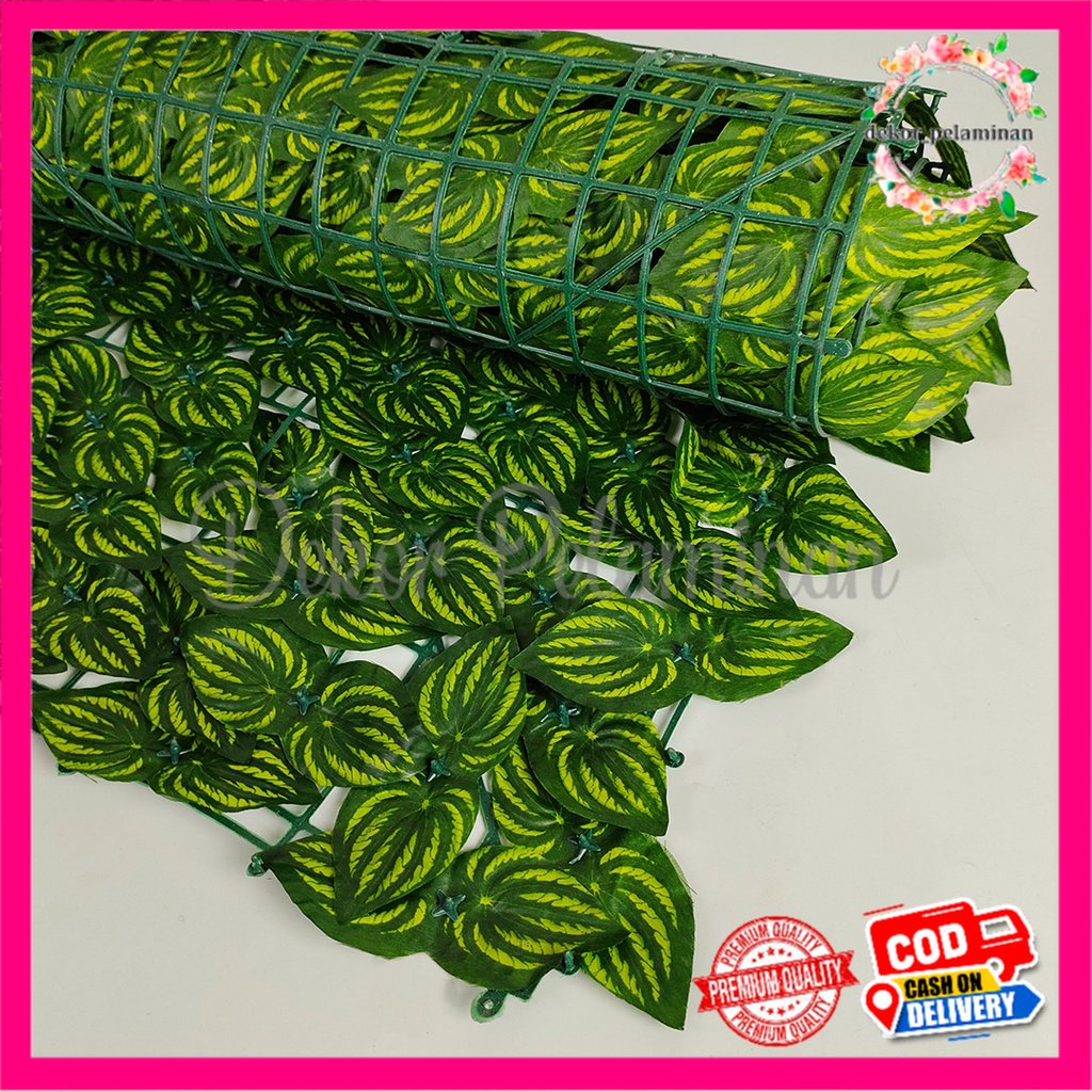 Jual Rumput Jaring Daun 1 x 2 meter 1 gulung dekorasi rambat dinding ...