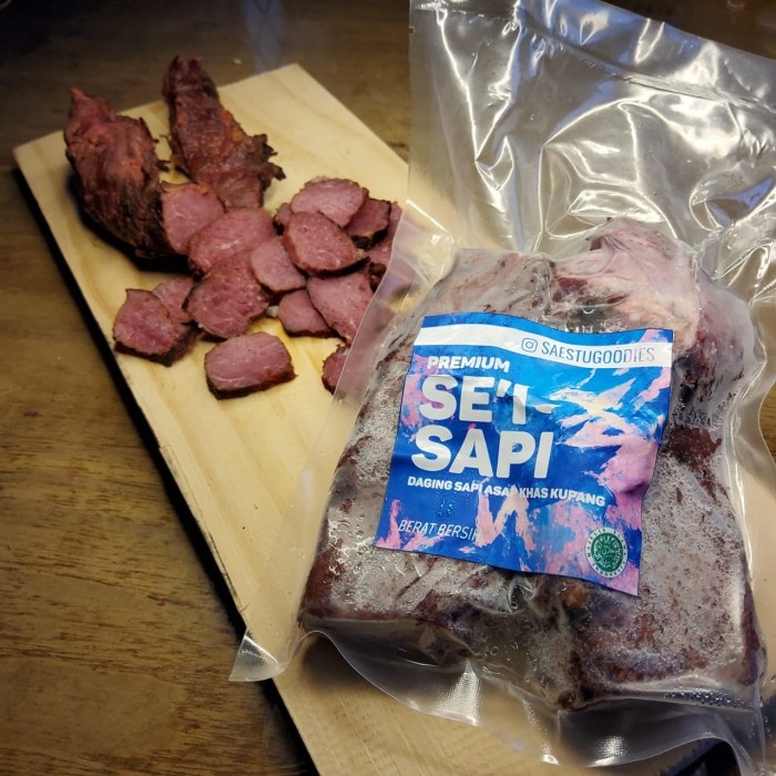 Jual Daging Asap Se'i Sapi, Sei Sapi Saestu khas NTT 250gr - Dengan ...