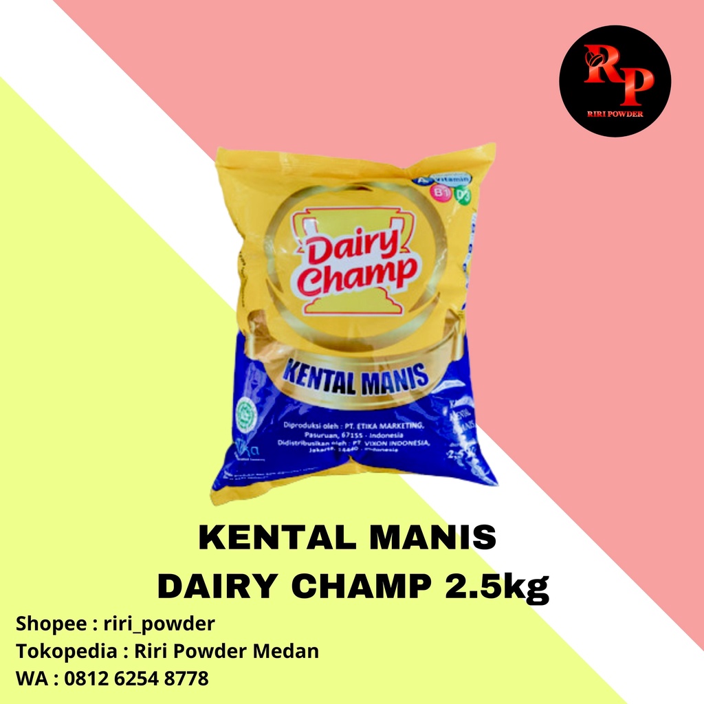 Jual Susu / Krimer Kental Manis Dairy Champ || RIRI POWDER MEDAN ...