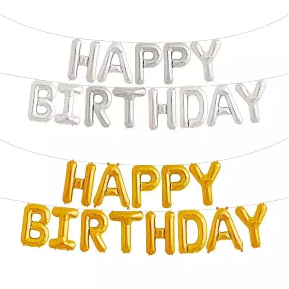 Jual Balon Foil Huruf Happy Birthday | Shopee Indonesia