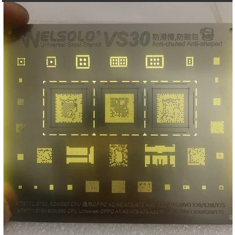 Jual Plat Bga Cetakan Ic Cpu MT6771 MT6763 SDM660 Welsolo VS30 Original ...