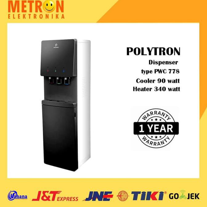 Jual POLYTRON PWC 778 / DISPENSER 3 KRAN LOW WATT / PWC778 | Shopee ...