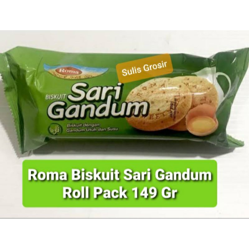 Jual Roma Biskuit Sari Gandum Roll Pack 149 Gr | Shopee Indonesia