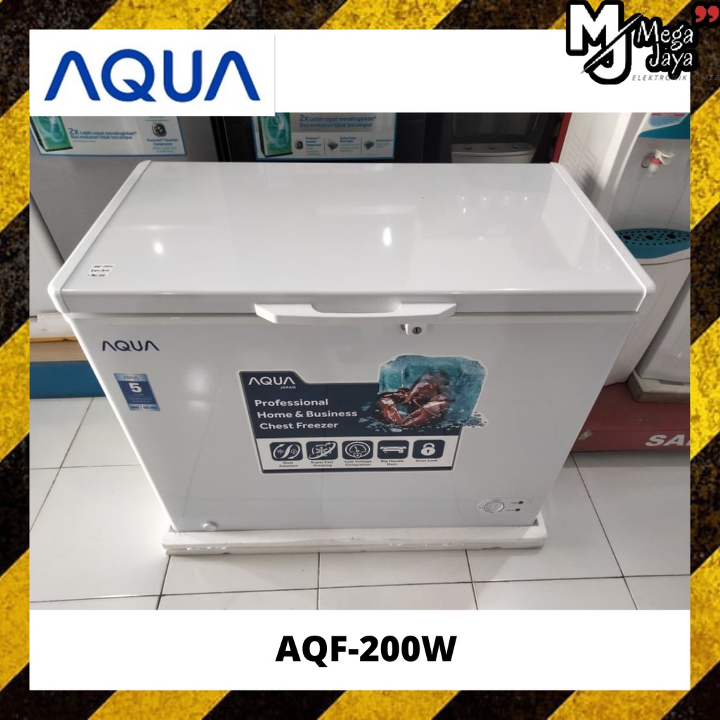 Jual FREEZER BOX AQUA AQF-200W / KAPASITAS 200 LITER | Shopee Indonesia