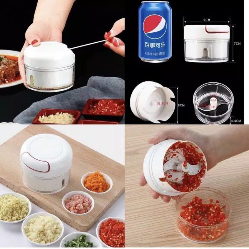 Jual MINI SPEEDY CHOPPER BLENDER TANGAN MANUAL | Shopee Indonesia