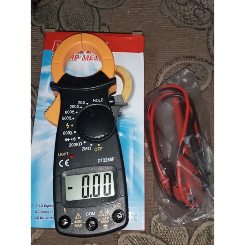Jual Tang Ampere AC 600A + Volt meter + Ohmmeter Utk Perbaikan AC ...