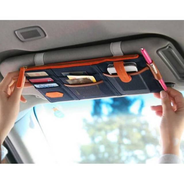 Jual Lynx Tempat CD Mobil Sun Visor Car Organizer Pocket Cream | Shopee ...