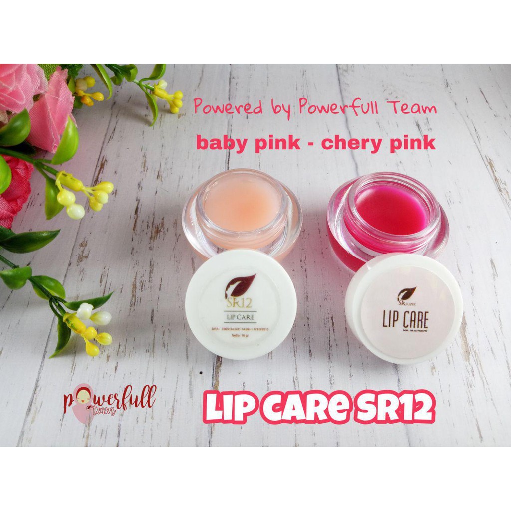 Jual VIRAL!!! PELEMBAB BIBIR LIP CARE BY SR12 / CHERRY PINK AND BABY PINK | Shopee Indonesia