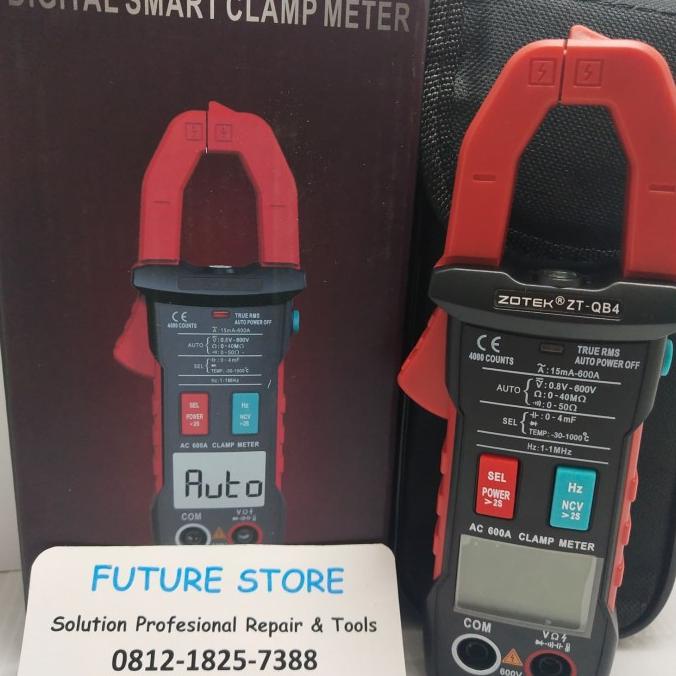 Jual Zotek ZT-QB4 Smart Clamp Meter With Capacitance Temperature suhu ...