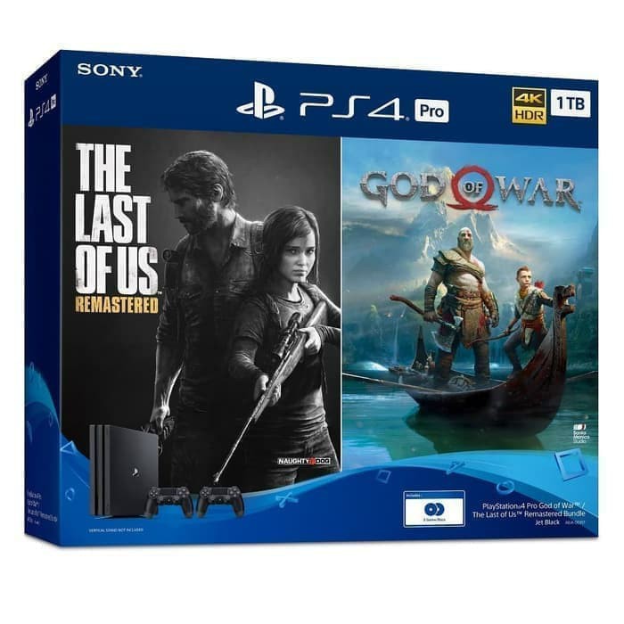 Jual PS4 PRO 1TB GOD OF WAR THE LAST OF US REMASTERED BUNDLE - Standar | Shopee Indonesia