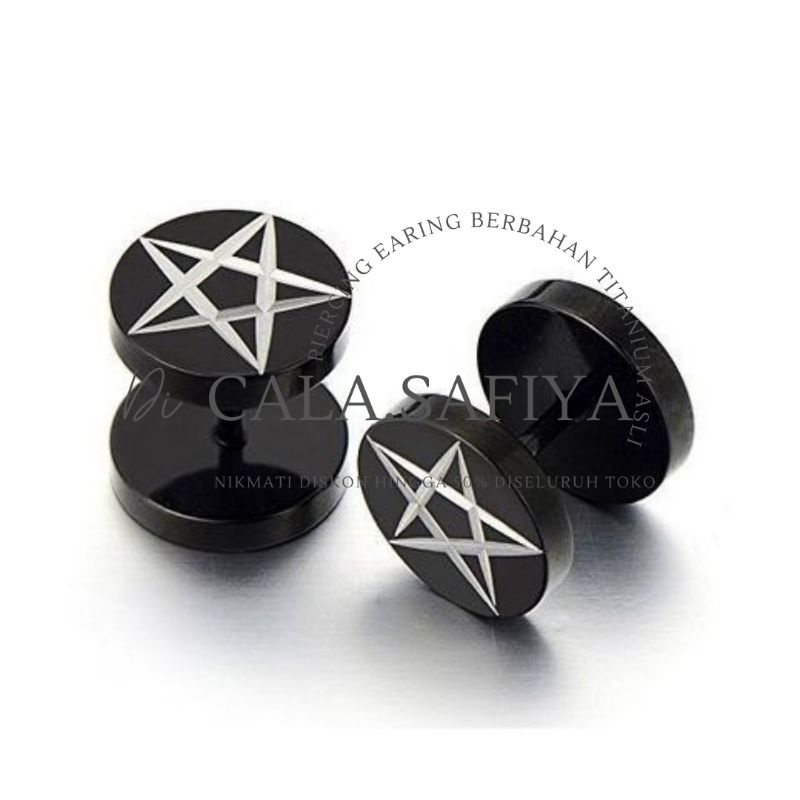 Jual PIERCING EARING FASHION MAN WOMAN ANTING BARBELS MFS TITANIUM ...
