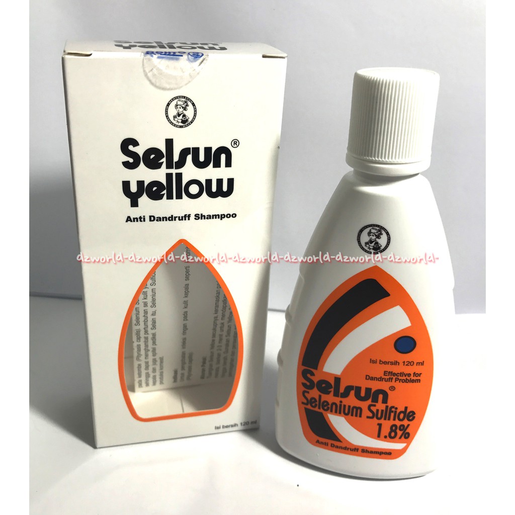 Jual Selsun Orange 120ml Selsun Selenium Sulfide 1,8% Shampoo Ketombe ...