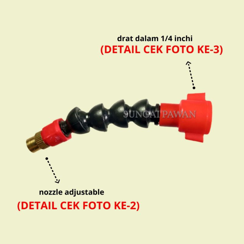 Jual nozzle nosel semprotan penyemprot sprayer penyiram tanaman pohon ...