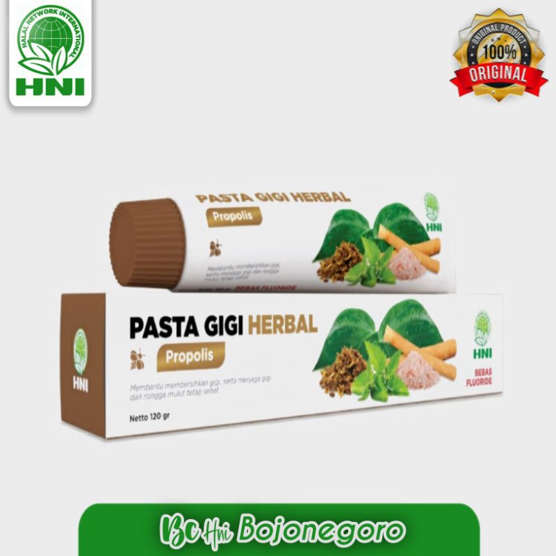 Jual Pasta gigi herbal propolis HNI/Pgh prpolis hni | Shopee Indonesia