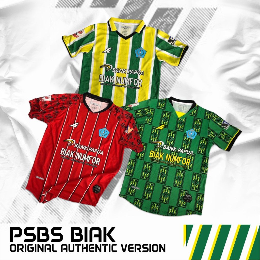 Jual JERSEY PSBS BIAK 2020 OR. AUTHENTIC | Shopee Indonesia