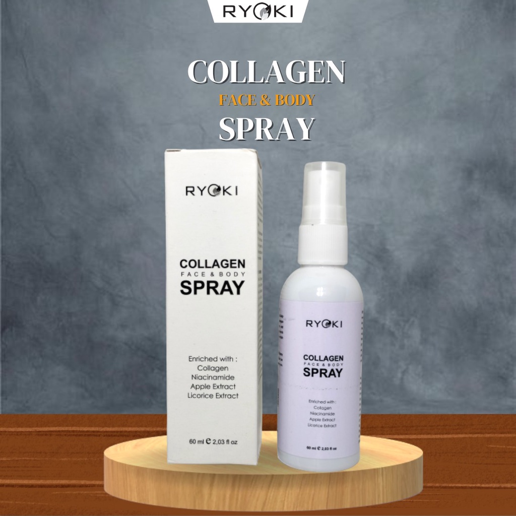 Jual RYOKI COLLAGEN FACE & BODY SPRAY 60 ml RYOKI SKINCARE / RYOKI FACE ...
