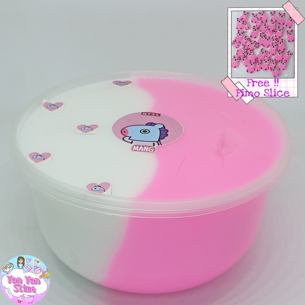 Jual Slime BT21 400 Ml - Mang / Free Fimo Slice / Slime Lembut | Shopee ...