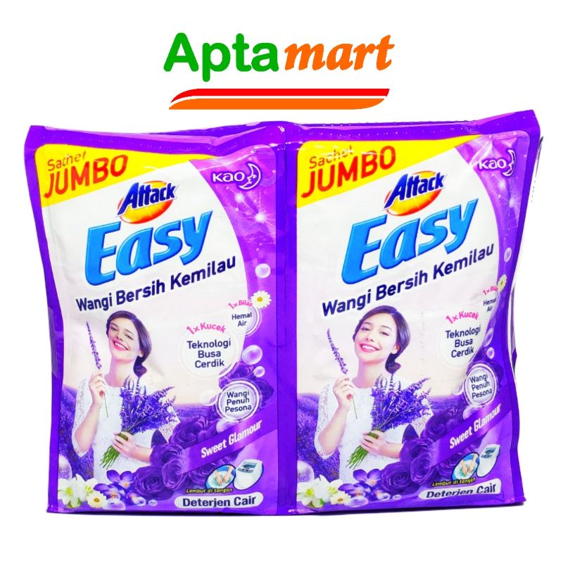 Jual Attack Easy Deterjen Cair Sachet.(1 Renceng isi 6 pcs) | Shopee ...