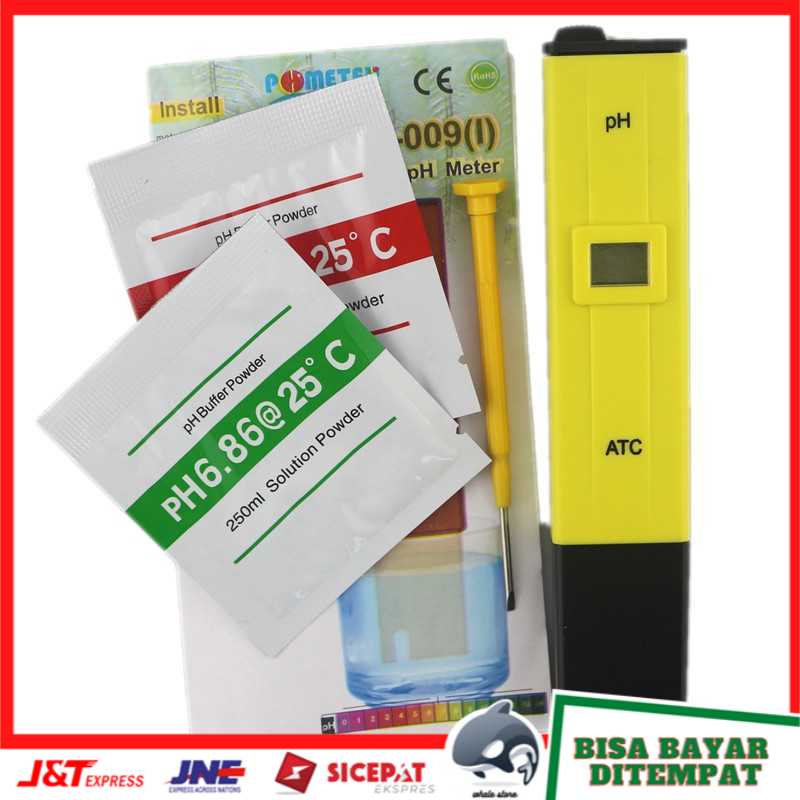 Jual Alat Ukur Uji PH Meter Tester Pen Air Minum/Akuarium - PH-2016 COD ...