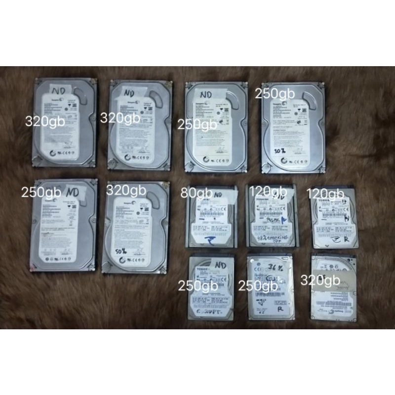 Jual HARDISK HDD INTERNAL BEKAS RUSAK SEAGATE SECOND HARD DISC DISK ...