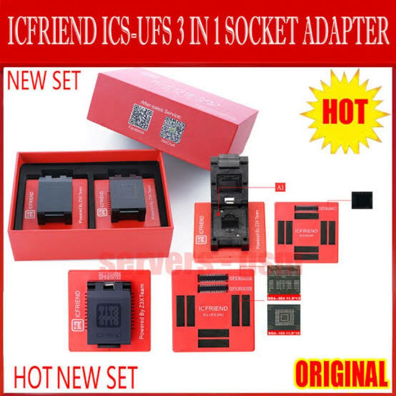 Jual Socket UFS IC FRIEND 3IN1 Easy Jtag Plus | Shopee Indonesia