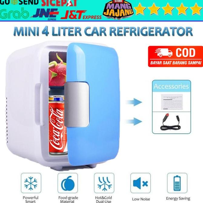 Jual Kulkas Mini 4L Car Refrigrator Cooler and Warmer Kulkas Mobil ...