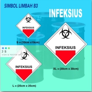 Jual STICKER SIMBOL LIMBAH B3 - INFEKSIUS | Shopee Indonesia