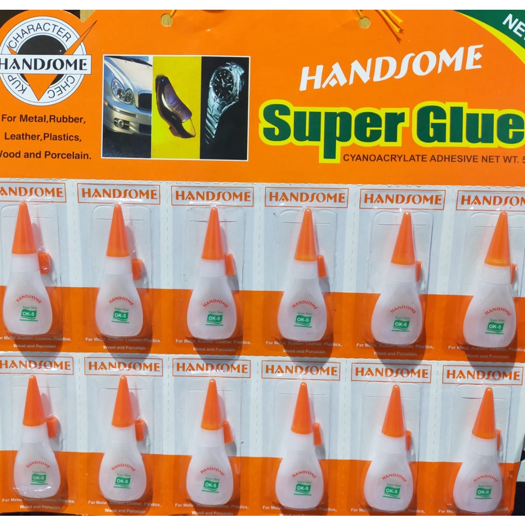 Jual Lem Alteco Lem Setan Tetes Kuat 5 gr Super Glue Handsome Ekonomis ...