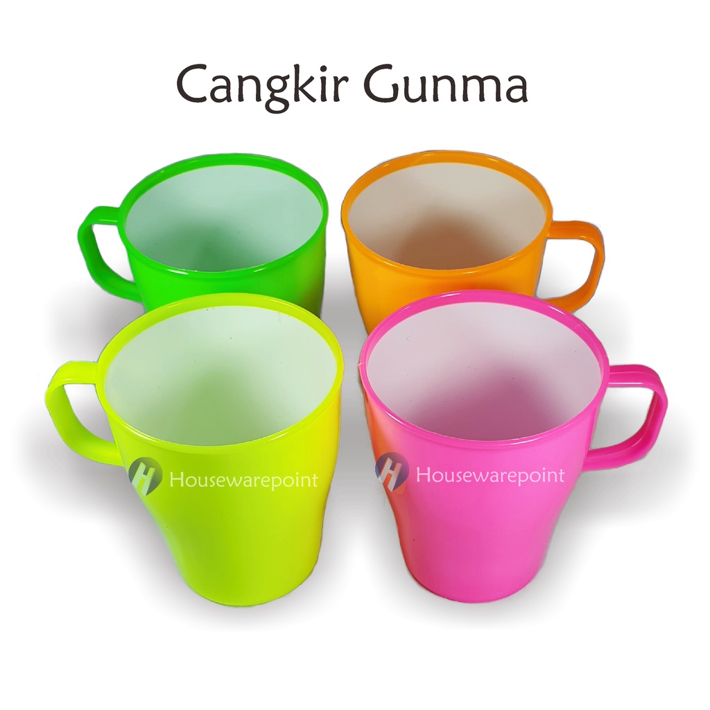Jual 6 pcs Cangkir plastik/ cangkir cantik/ gelas plastik/ gelas ...