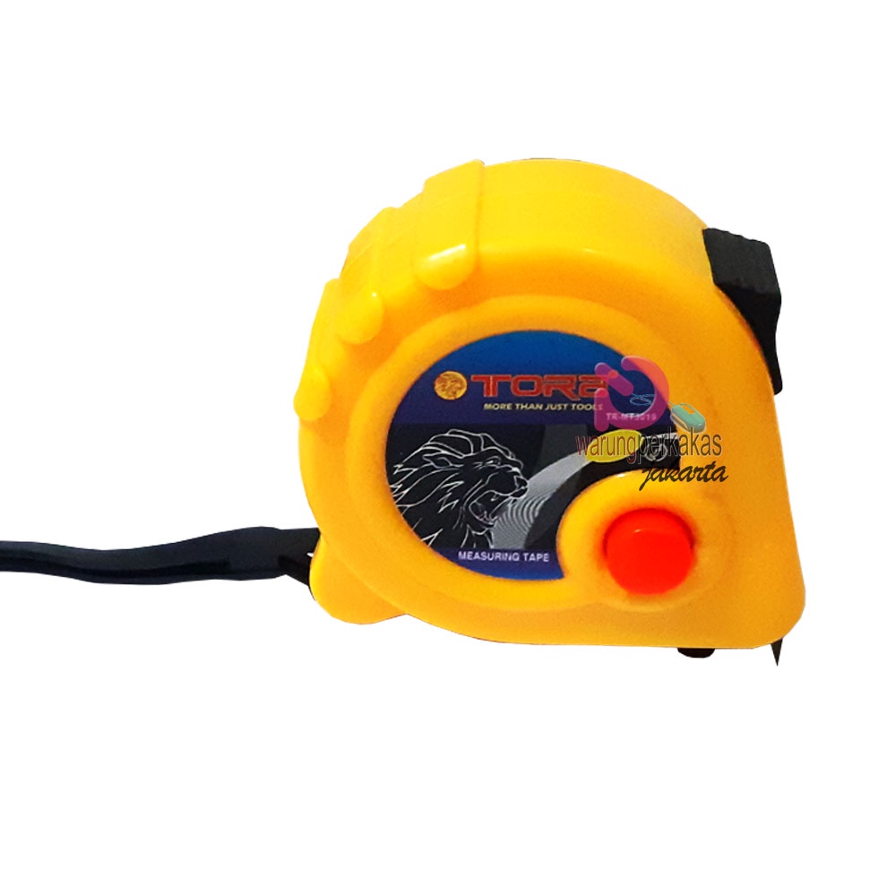 Jual Meteran Tukang TORA Body PVC Kuning 5m x 19mm | Shopee Indonesia