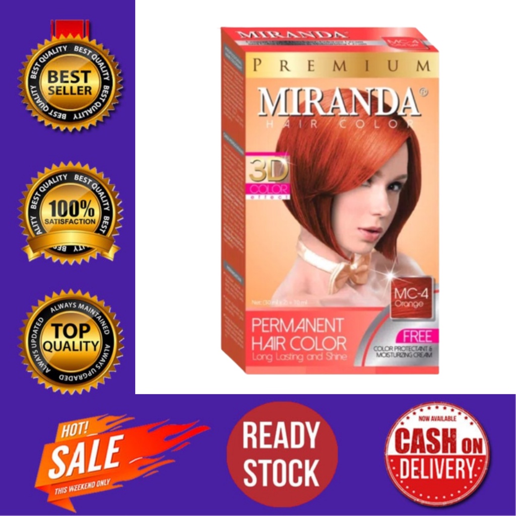 Jual FZ -- Miranda Hair Color ( MC 4 Orange ) 30ml | Shopee Indonesia