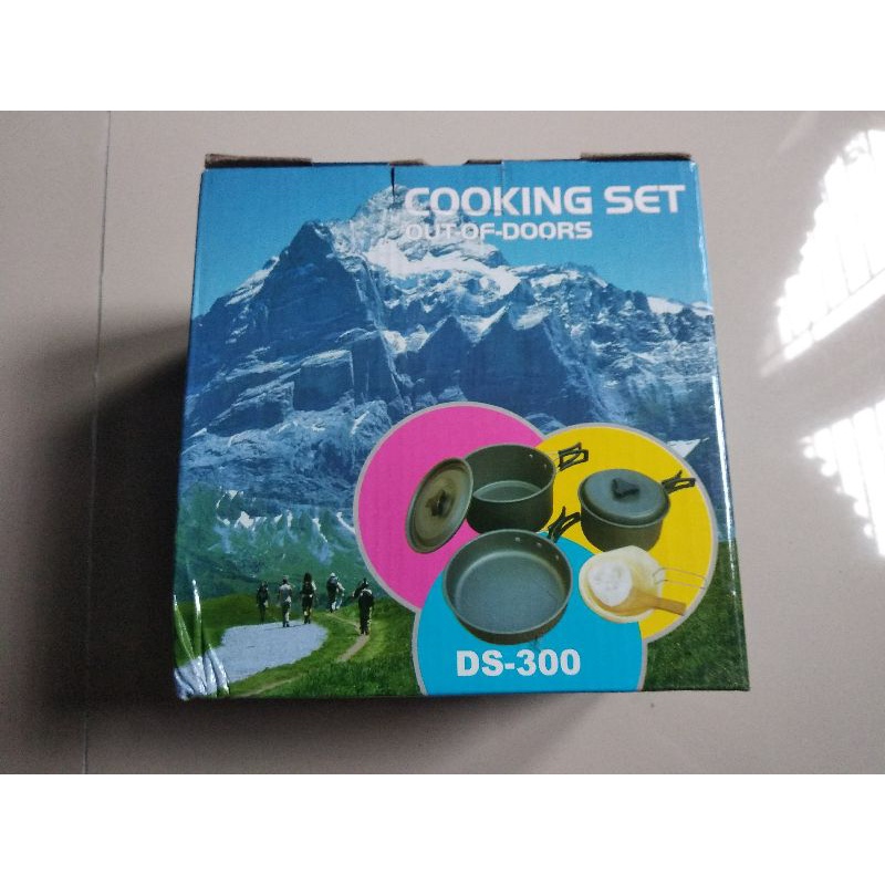 Jual Nesting DS-300 Cooking Set Perlengkapan Masak Naik Gunung | Shopee ...