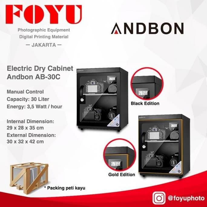 Jual Andbon Ab-30C | Electric Dry Cabinet 30 Liter (Packing Kayu ...