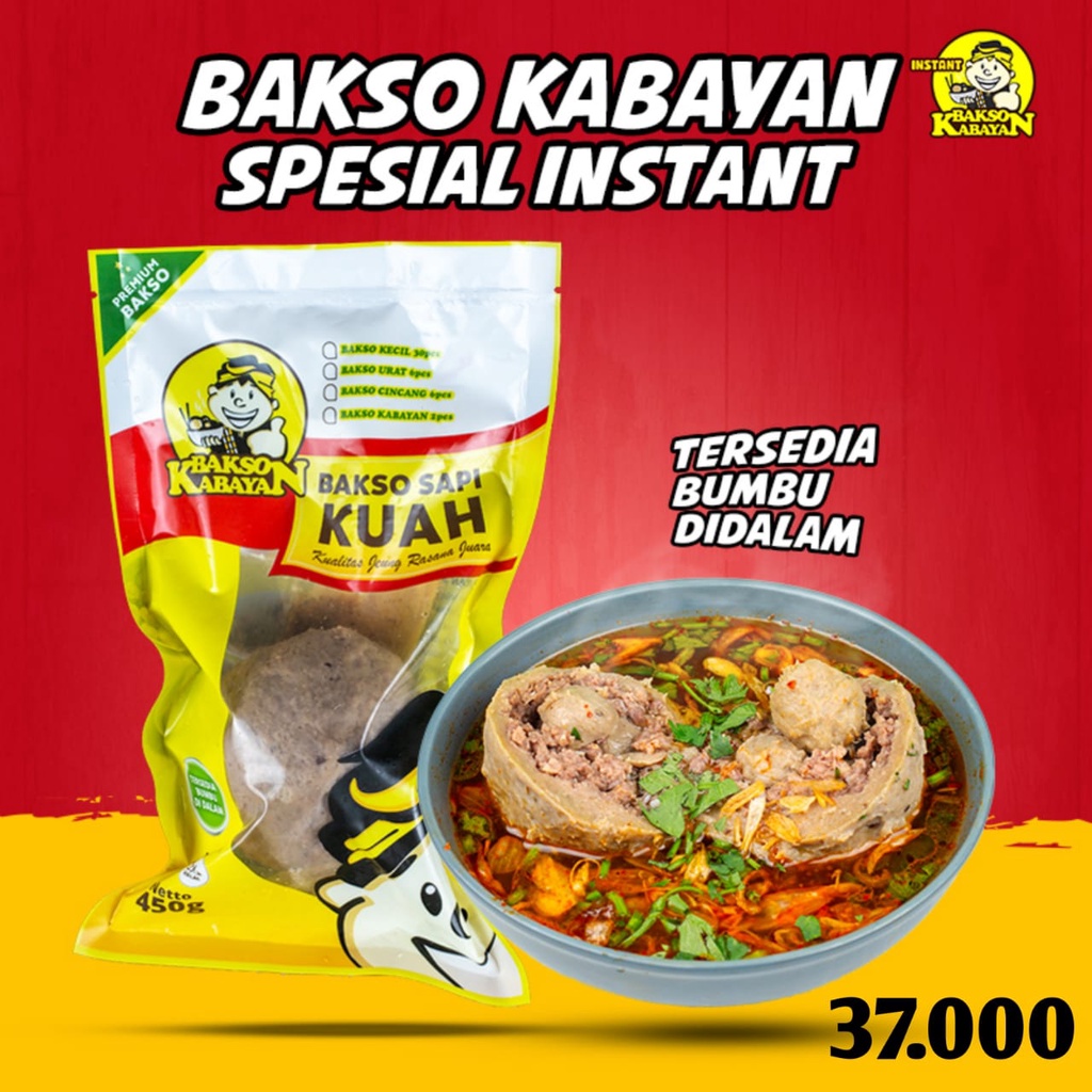 Jual Bakso Kabayan Spesial Baso Beranak Kabayan Praktis Tinggal Rebus ...