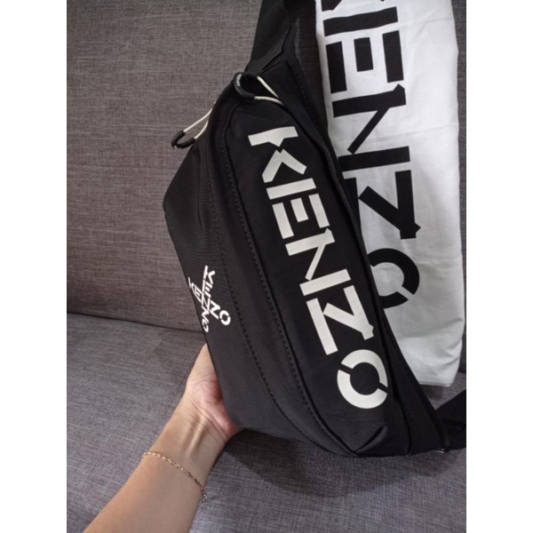 Jual KENZO WAISTBAG BLACK BUMBAG | Shopee Indonesia