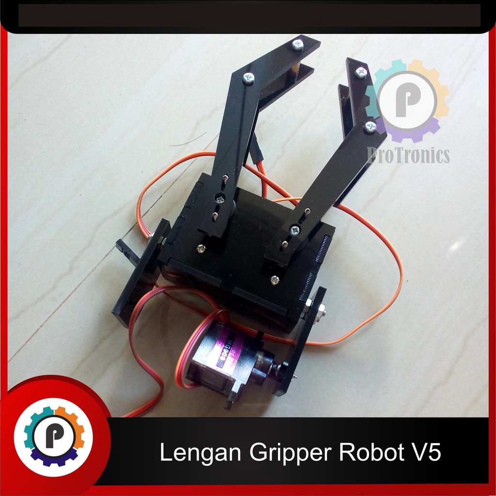 Jual Robot Capit Gripper Robot V5 + Lengan (include servo) | Shopee ...