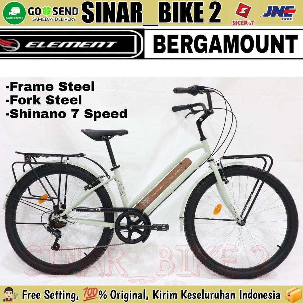Jual Sepeda Mini ELEMENT BERGAMONT City Bike 26" Boncengan London Taxi ...