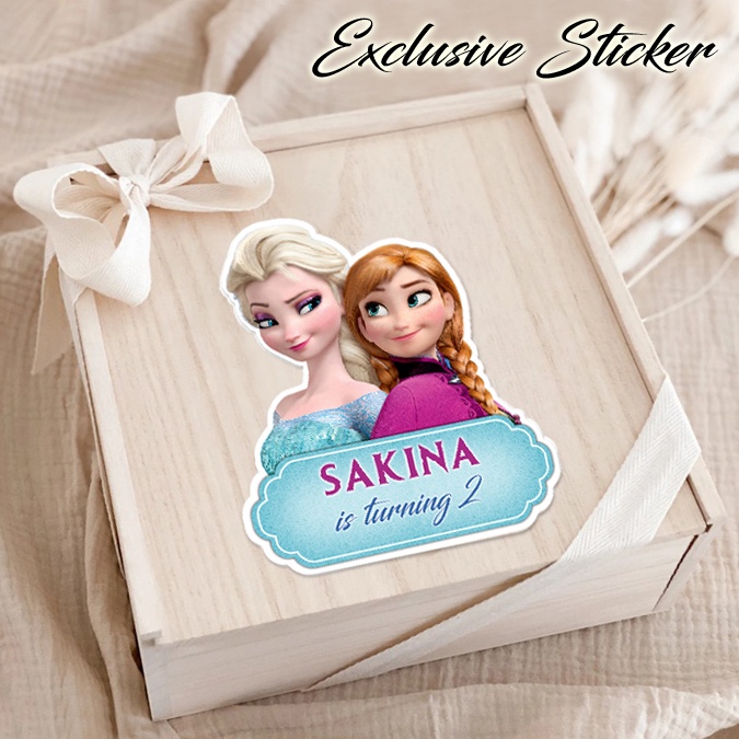 Jual 50 STIKER / STICKER FROZEN 2-1 UTK BAG / BENTO / SOUVENIR ULTAH ...