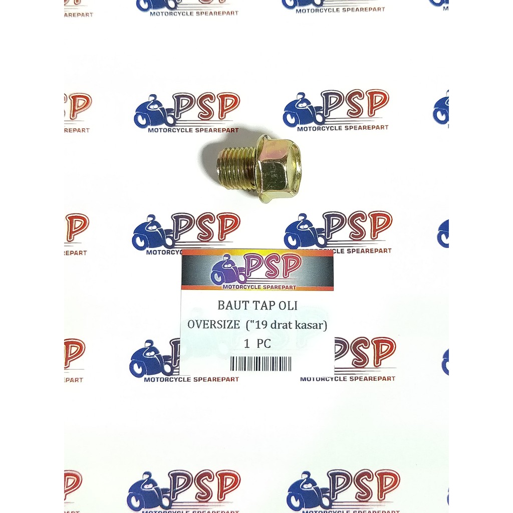 Jual Baut Tap Oli OVERSIZE - Baud Tap Oli Mesin Drat 14mm KASAR ("19 ...