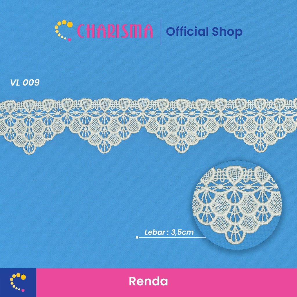 Jual Charisma Renda pinggir - Bahan renda brukat (Lace) - Victoria Lace ...