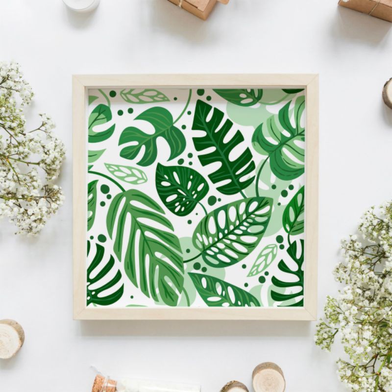 Jual Daun poster monstera poster dekorasi rumah home decor hiasan ...