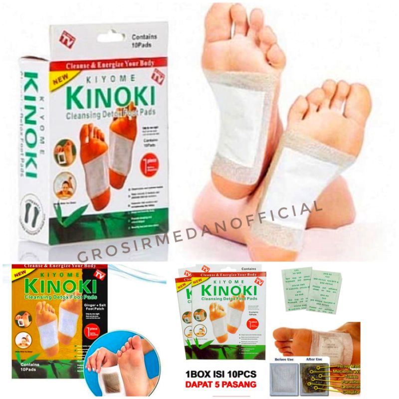 Jual KINOKI DETOX FOOT PADS - KOYO KAKI KINOKI PENGHILANG RACUN TUBUH | Shopee Indonesia