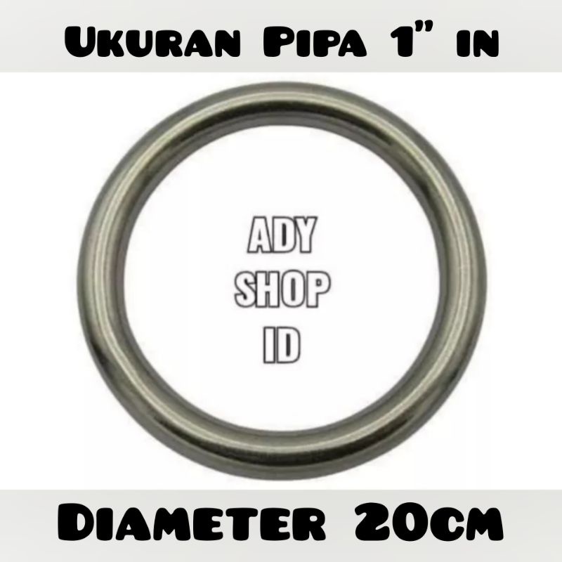 Jual Donat ring gelang stainless ukuran pipa 1" in ukuran diameter 20cm ...