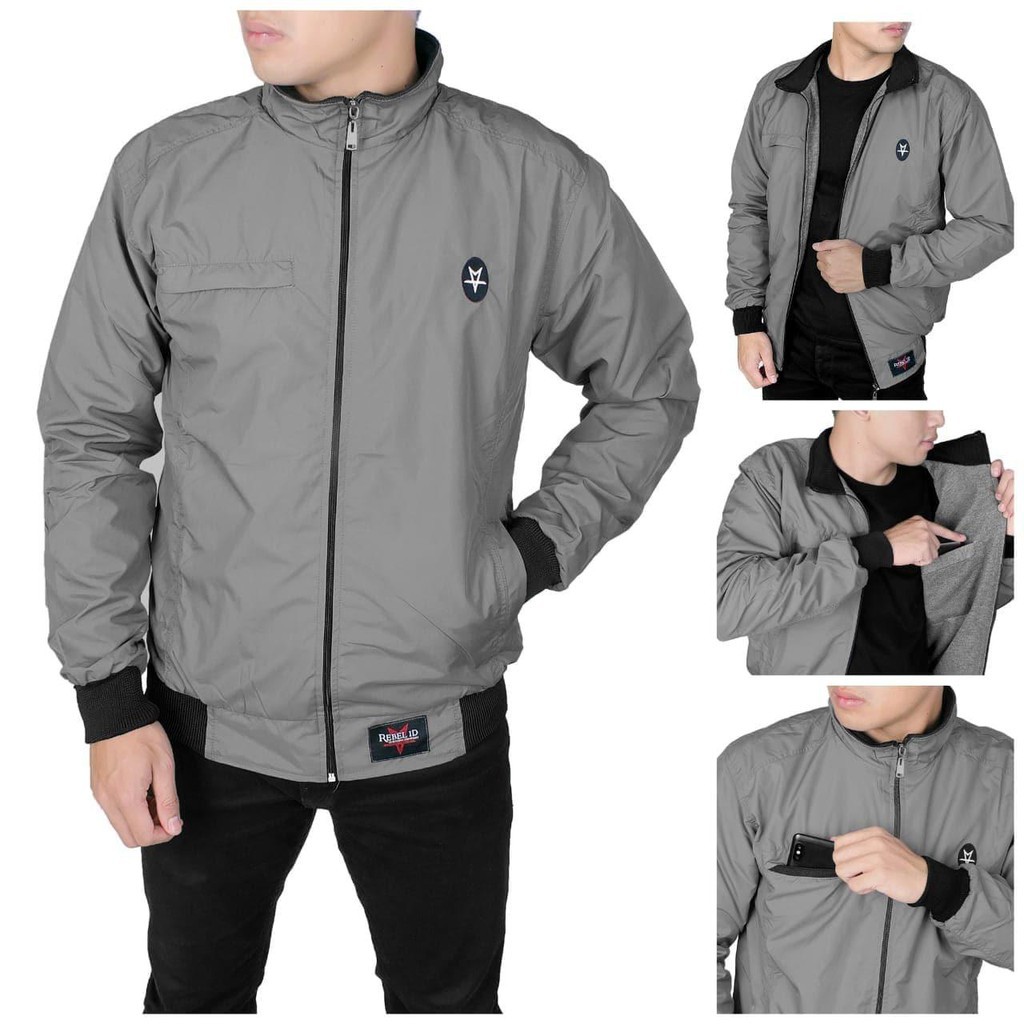 Jual JAKET BOMBER ANTI AIR WATERPROOF CASUAL SIMPLE REBEL ID JAKET MOTOR PRIA SGM ANTI ANGIN ...