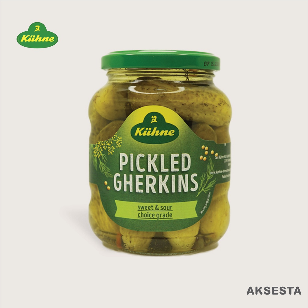 Jual Kuhne Pickled Gherkins 330 gr | Shopee Indonesia